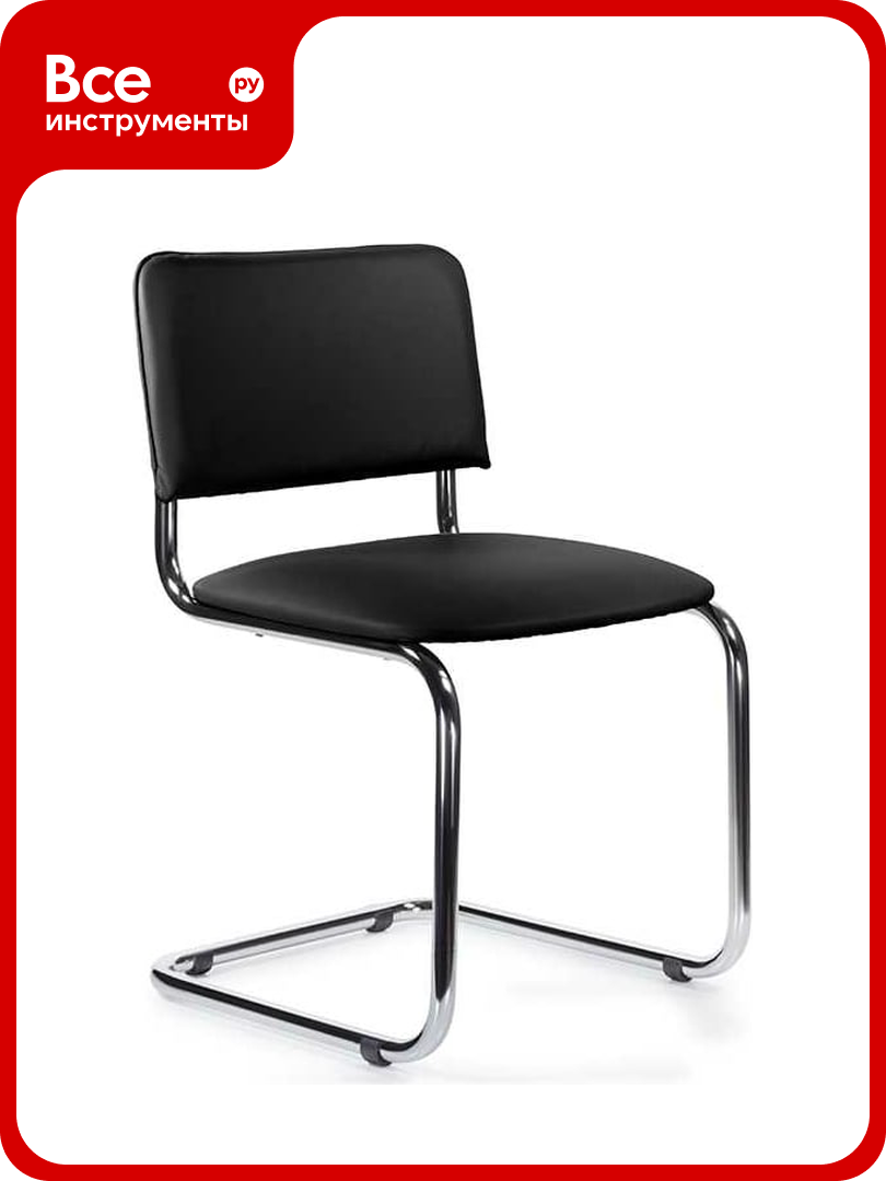 Стул UTFC черный СильвияСНZ11, сталь, для приема посетителей