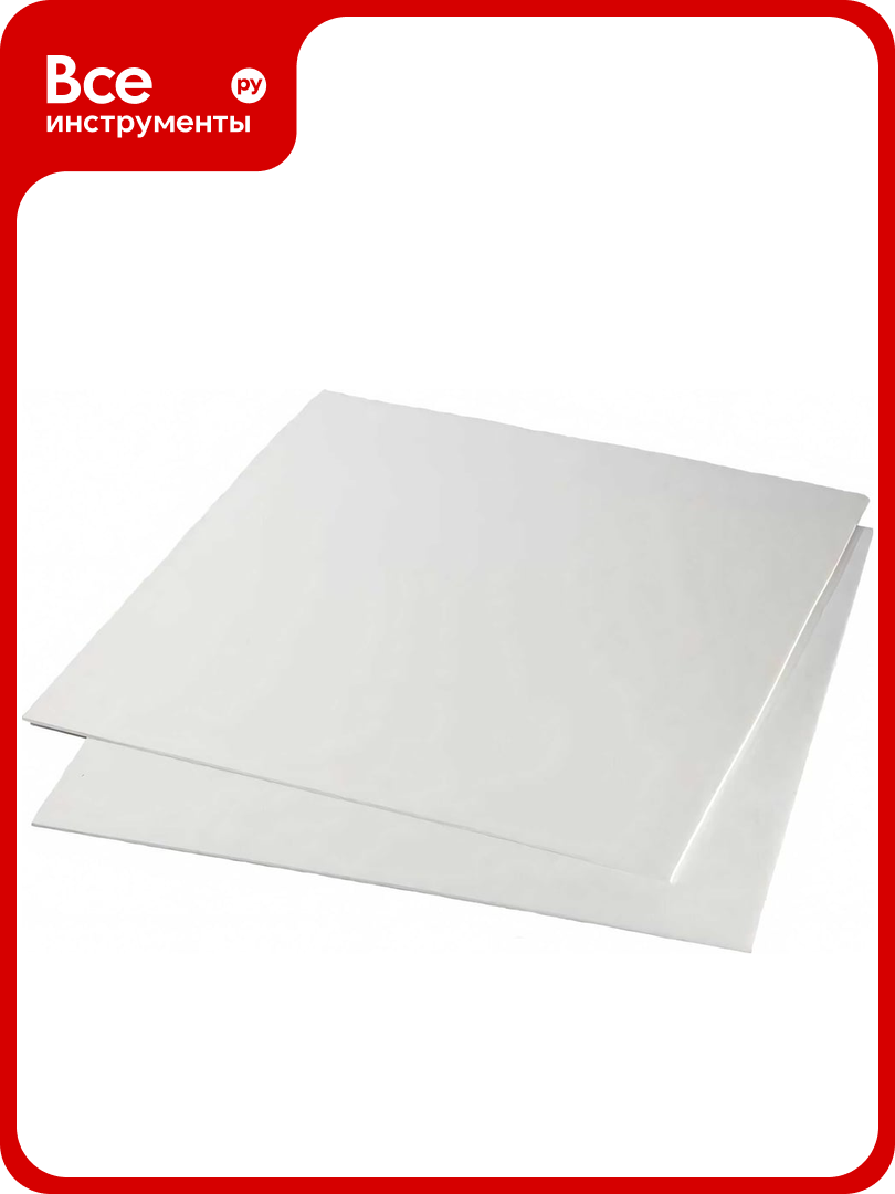 Фторопласт ООО Поволжский центр РТИ ф-4 пластина — квадратный лист из фторопласта с высокой химической стойкостью
