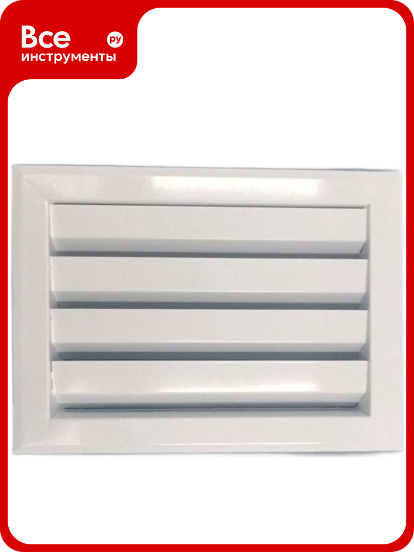 Решетка, виенто, металлическая жалюзийная с фланцем 600x600 мм виенто РМЖФ-6060, прочного металла