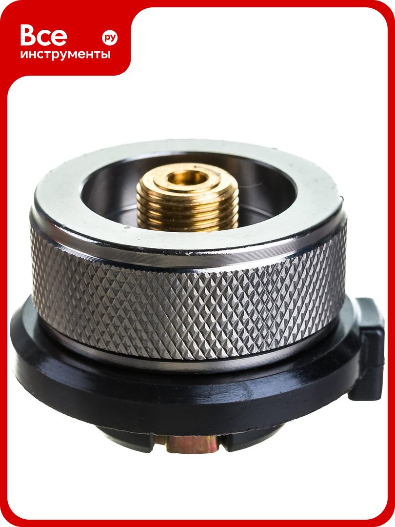 Переходник TurboJet TJ600, цанговое подключение к баллону, резьбовое EU к горелке, без кейса