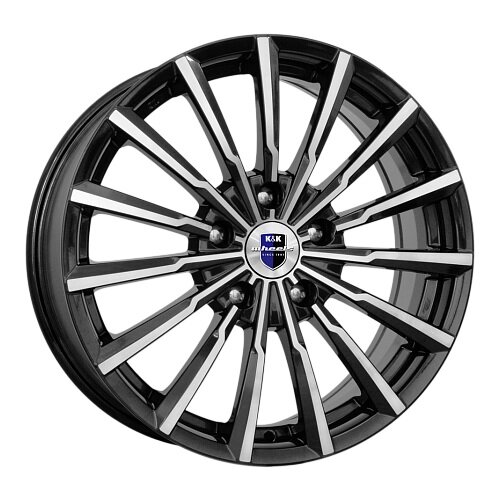 Колесный диск K&K Акцент 7x17 5*110 ET51 DIA67.1 Алмаз черный