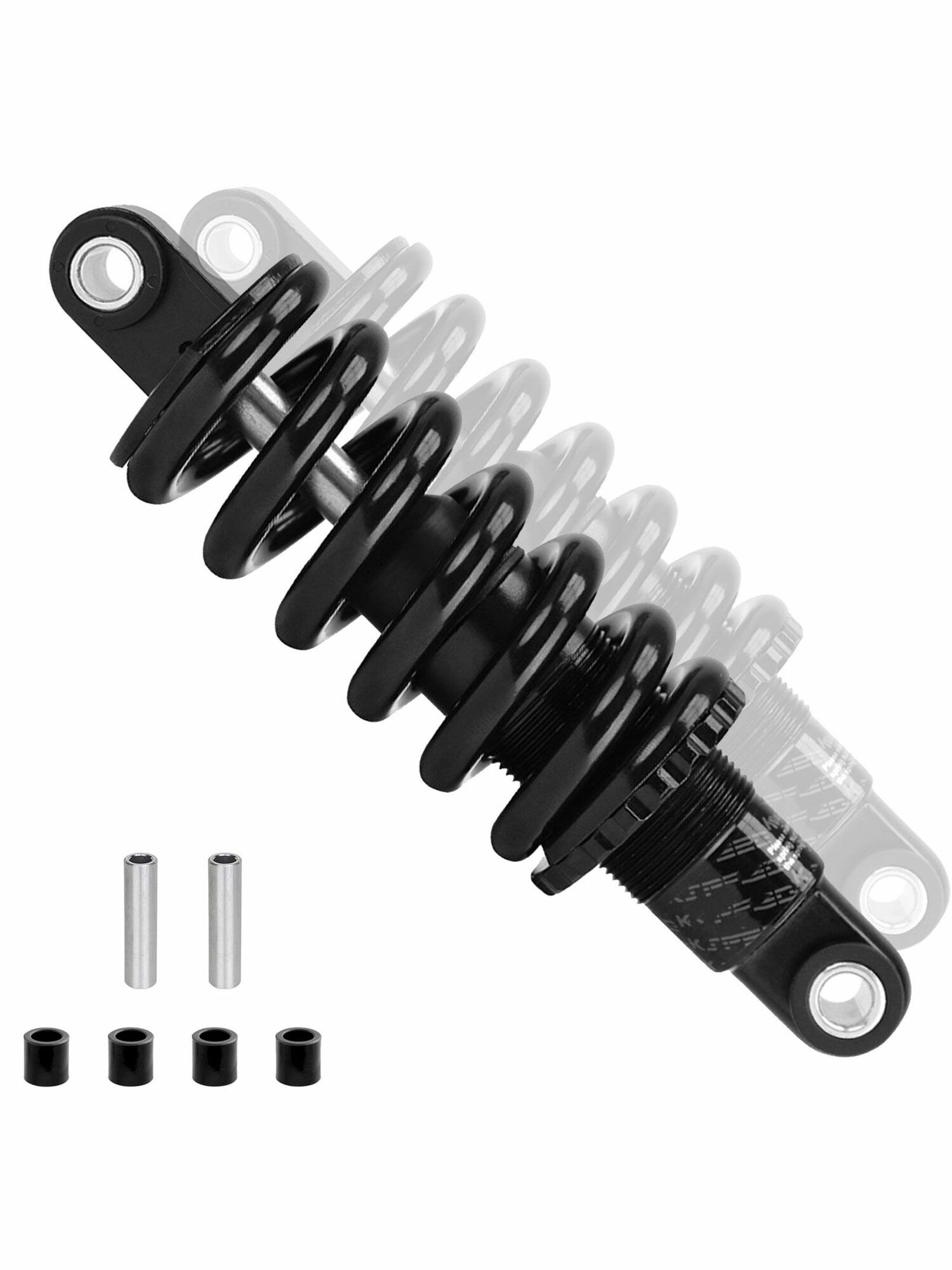 Задний амортизатор горного велосипеда 125мм, 150мм, 165мм, 190мм, Спиральная пружина, регулируемая подвеска весом 150-2000 фунтов для MTB/E-Bike/XC