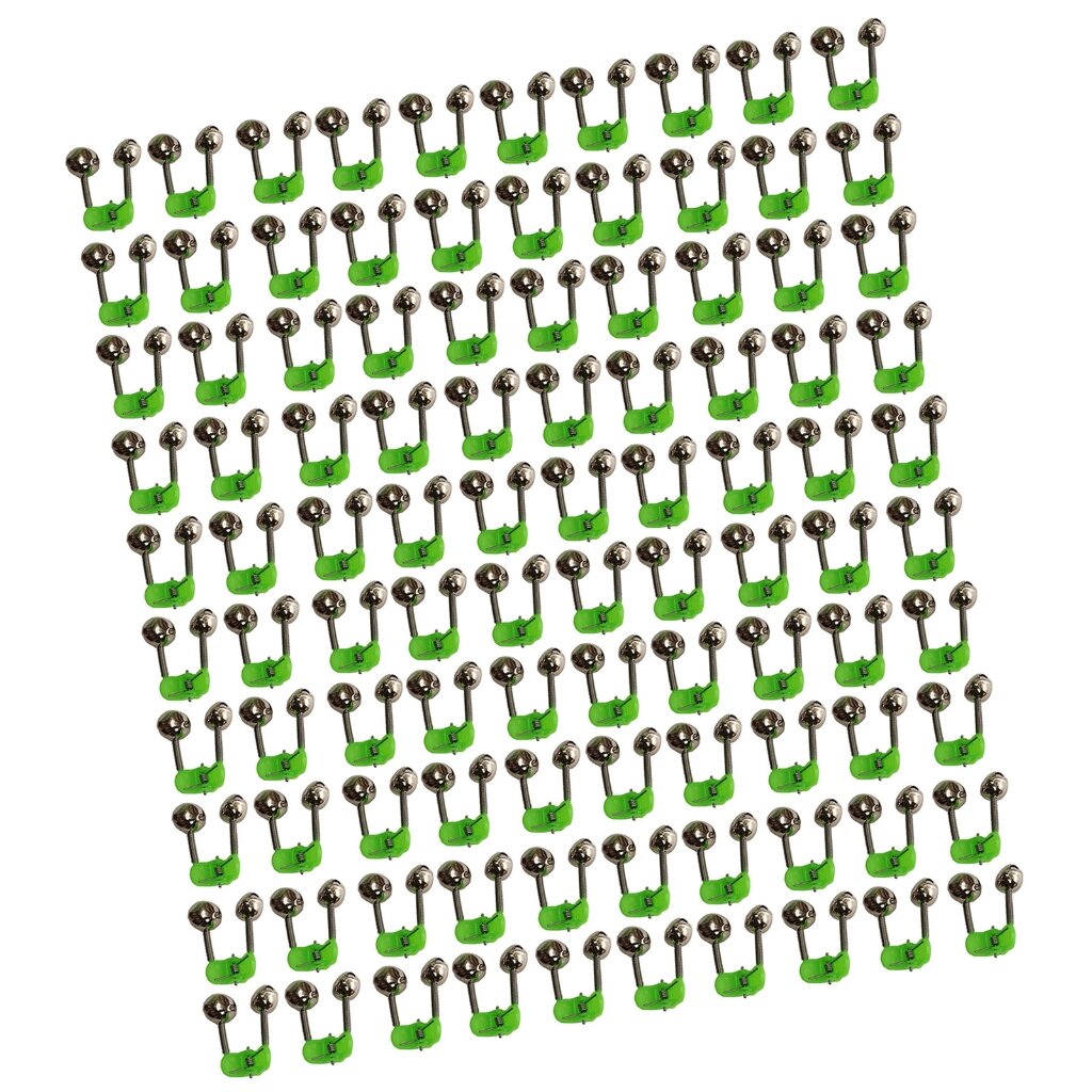 1 упаковка по 100 штук, рыболовные колокольчики, сигнальные колокольчики, рыбные колокольчики