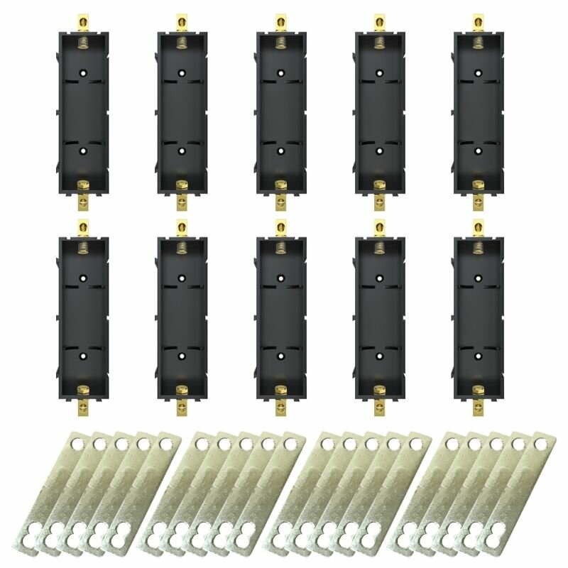 Кейс для батареи 18650 без пайки, - 10 батарейный отсек 20 co