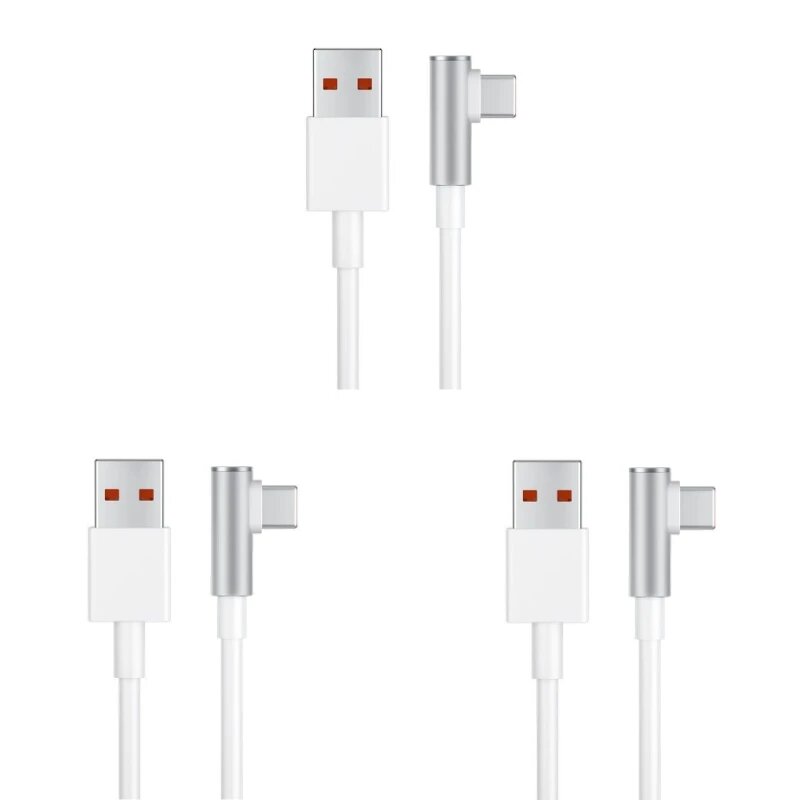 Кабель Xiaomi 6A L Type-C для быстрой зарядки и передачи данных, 3pcs, 1.5 м
