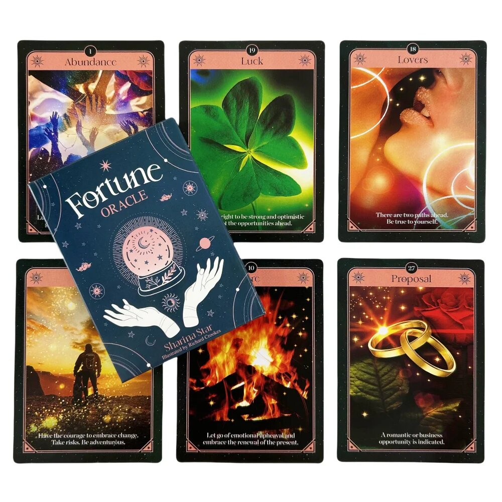 1 шт, карты Fortune Oracle, настольная игра для вечеринок, карты Таро