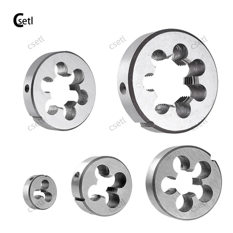 Csetl SAE 3/8-28UN Круглая резьбонарезная матрица, правая, машинная резьба, 3/8x28UN