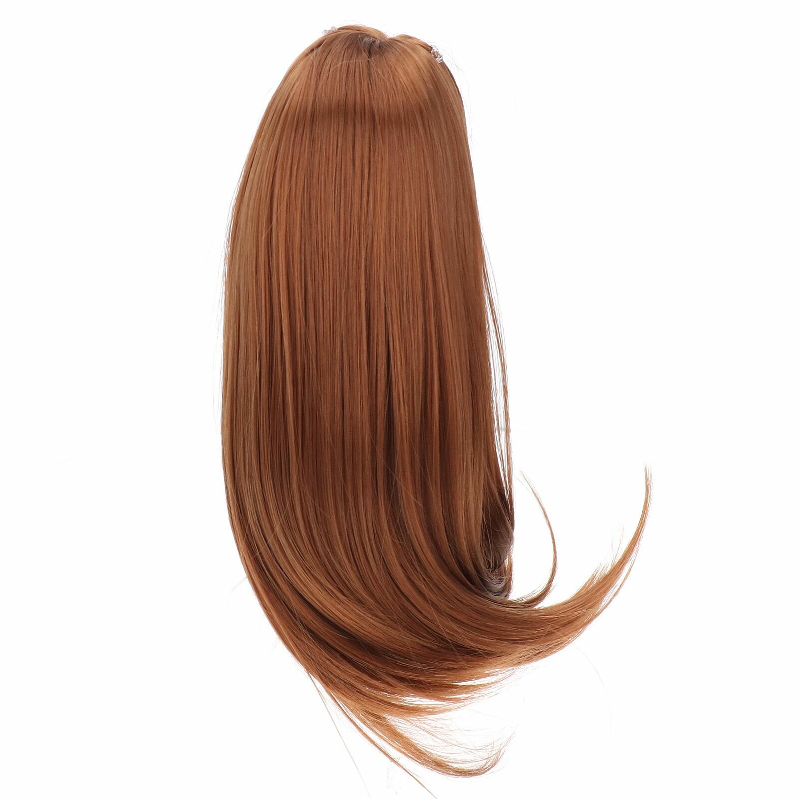 Парик 8-9", малиновый, для кукол 1/3