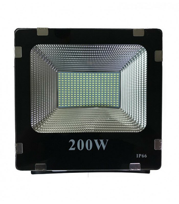 Светодиодный прожектор 220В много диодный, 200 Ватт, цвет белый, IP66