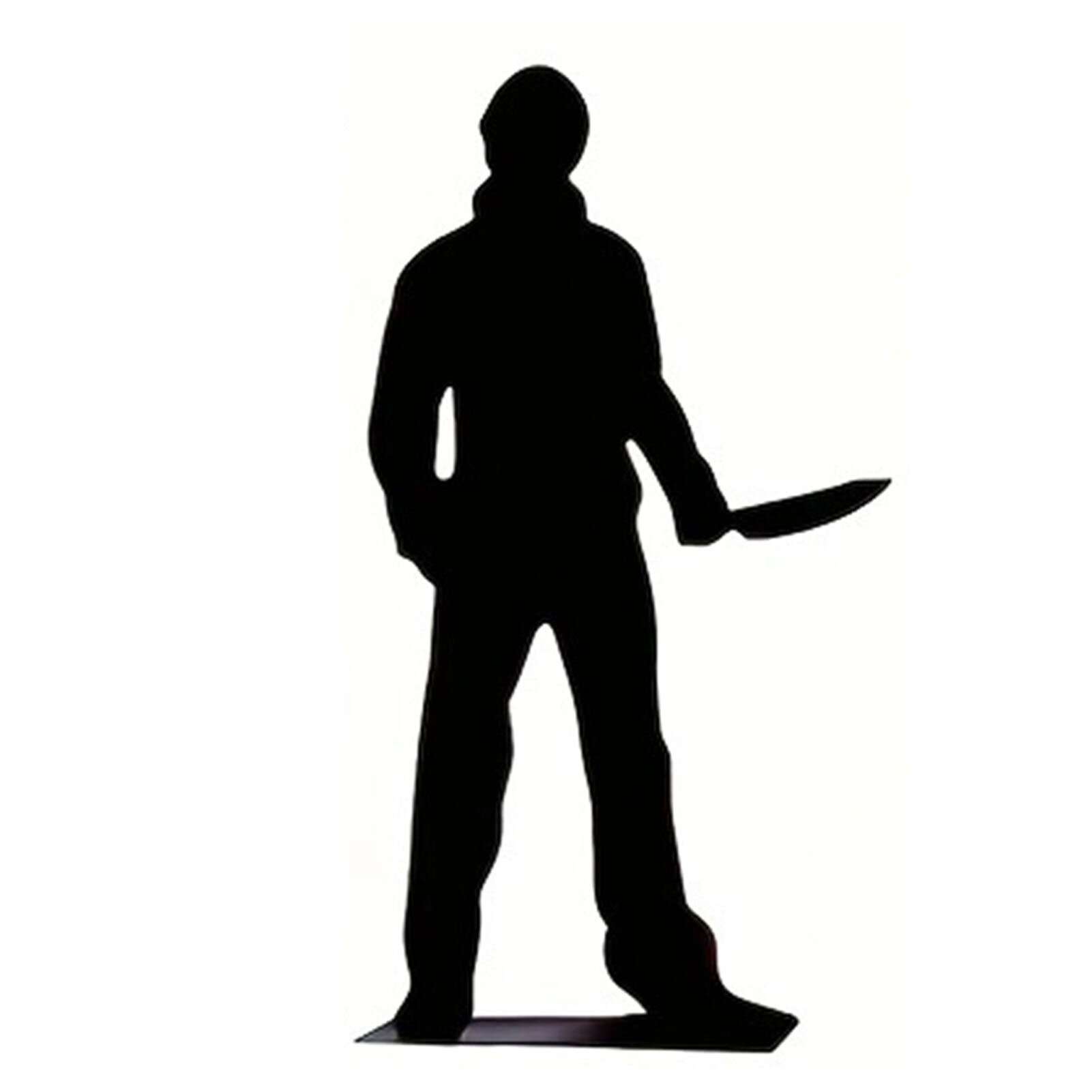 Настольные фигурки-тени на Хэллоуин, металлические, с порошковым покрытием, для украшения стола и дома, 6 дюймов, тип D.