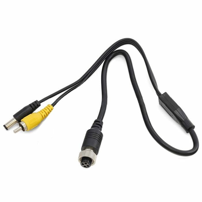 Кабель переходник 4PIN(п)/RCA(п)+DJK-11(п)-0.5B