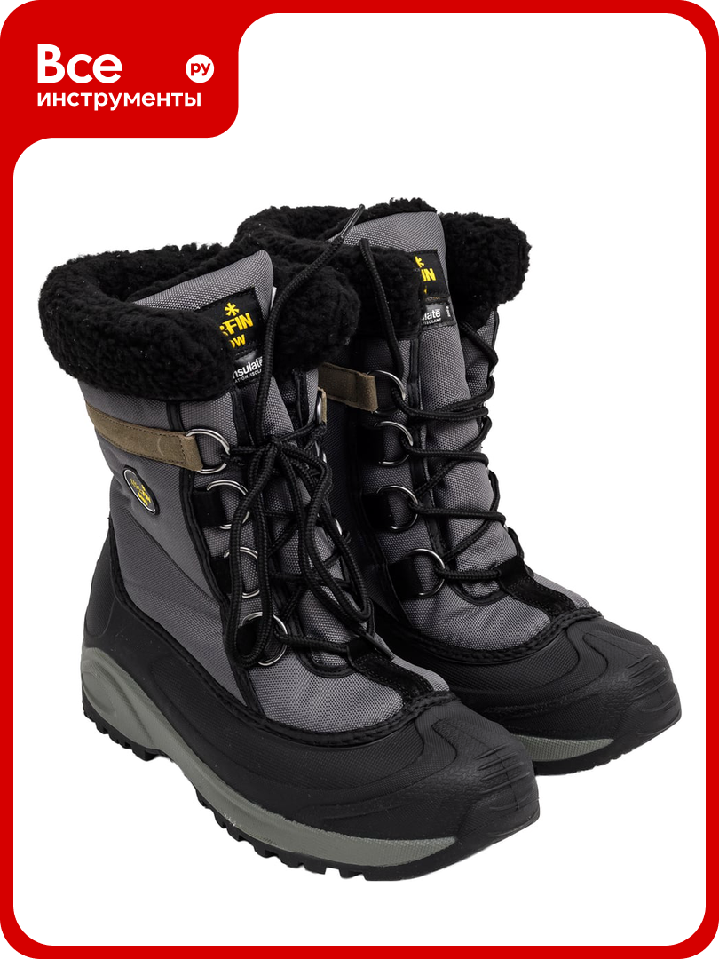 Зимние ботинки Norfin SNOW GRAY р.43 13980-GY-43, рыбаков
