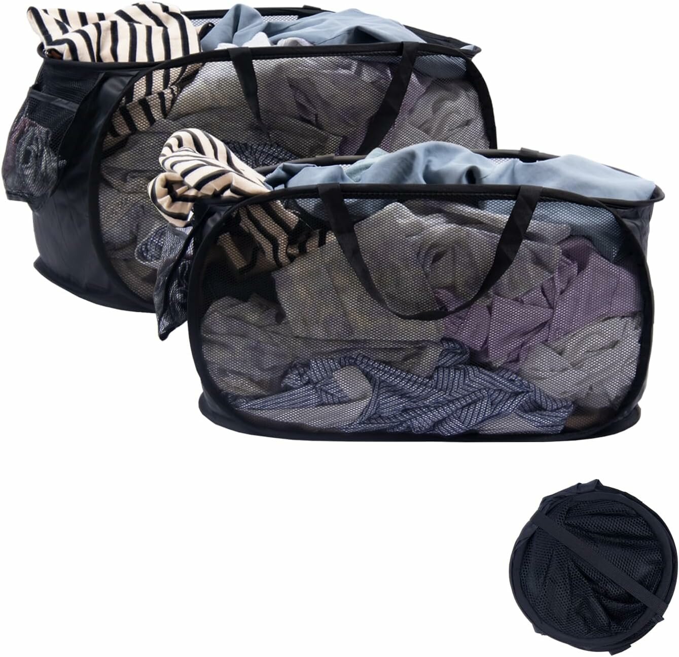 2 шт. складная сетчатая корзина для белья