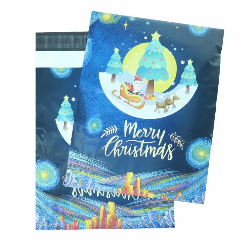 Козелопак, полимерные почтовые пакеты, 10 шт. Christmas