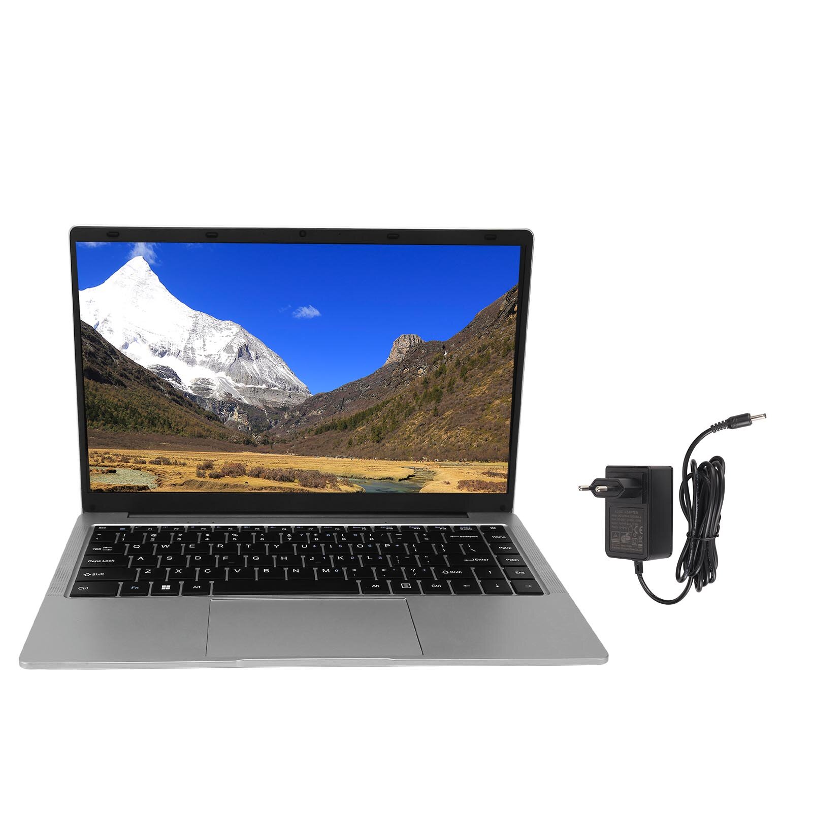 14,1 дюйма FHD ноутбук Ultra Slim 8GB DDR4 RAM для Celeron N4000 Processor PC для Win 10 11 11 100–240 В