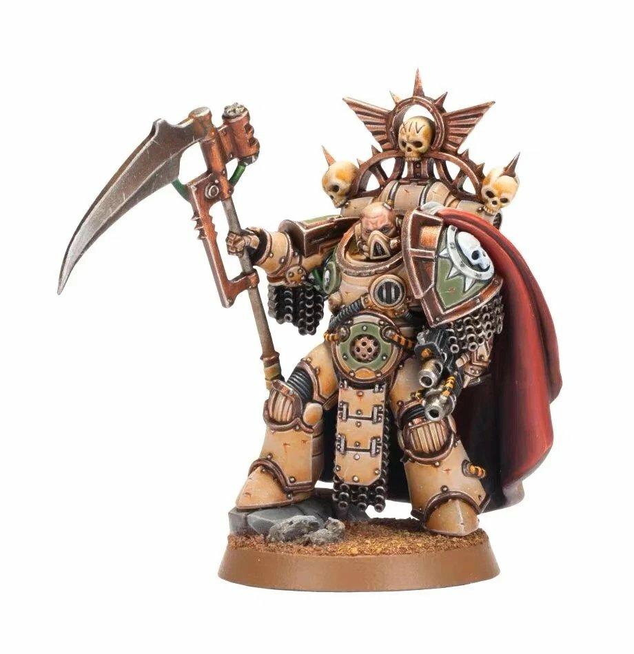 DEATH GUARD LEGION PRAETOR / Вархаммер 40к смола / Warhammer 40000 миниатюры