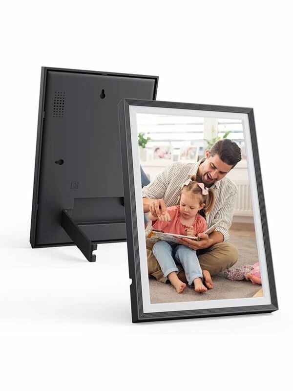 Цифровая/электронная фоторамка 10 дюймов с Wi-Fi и сенсорным экраном, с приложением FRAMEO, для фото, рисунков, аудио и видео