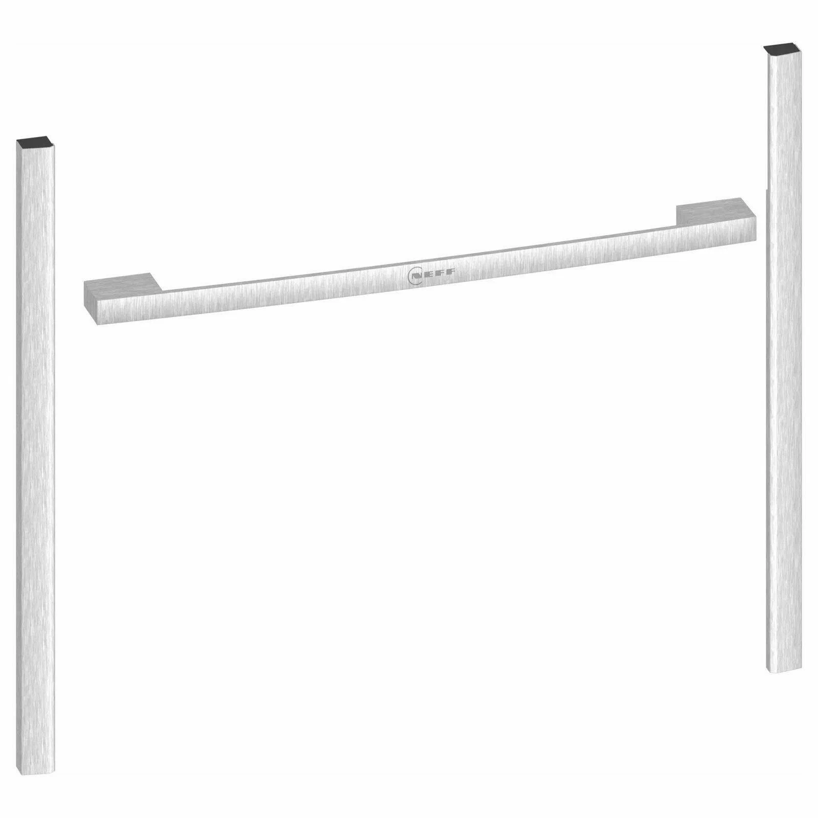 Монтажный комплект фурнитуры для компактного духового шкафа Neff Flex Design Z9045MY0 Silver, нержавеющая сталь