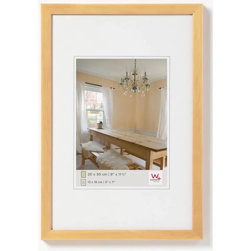 Фоторамка Walther Peppers 10x15, дерево/стекло, натуральный (BP 015 Н)