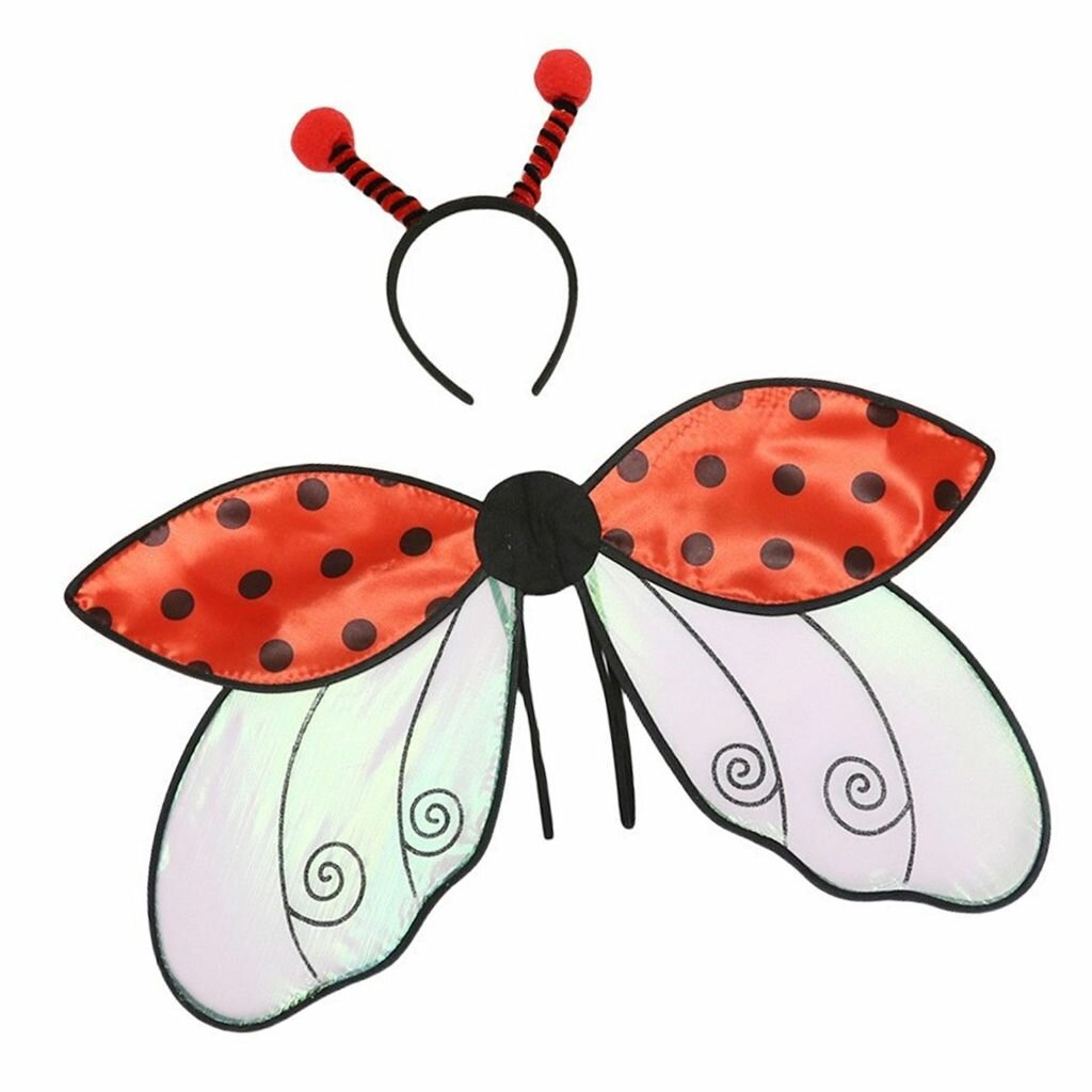 (1 комплект) Крылья божьей коровки для косплея из 2 предметов-крылья предметов