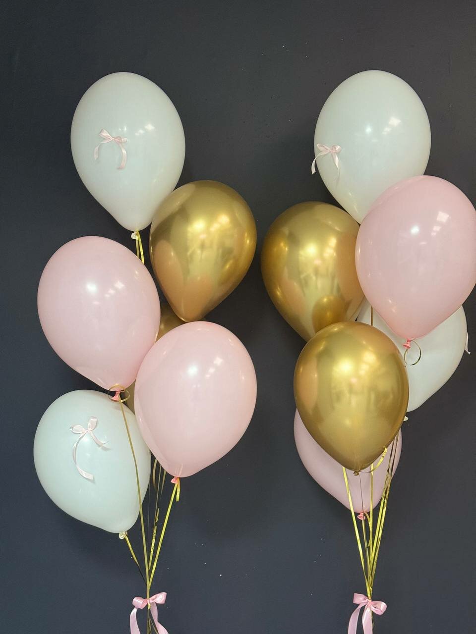 Фонтан из гелиевых шаров