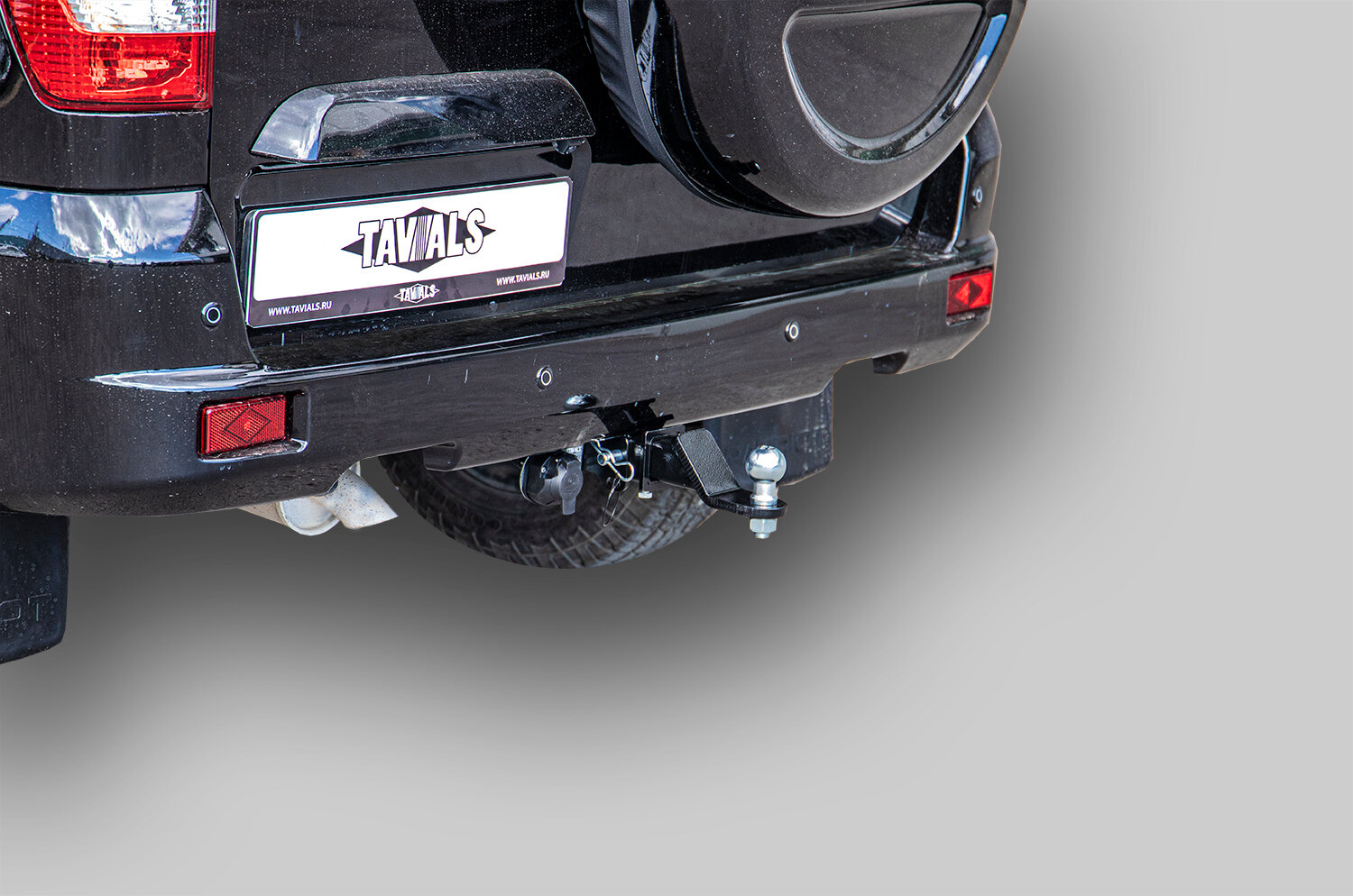 Фаркоп с унив. электрикой Smart для 3163 ( ШАР вставка 50*50 ) арт. T-UAZ-04E