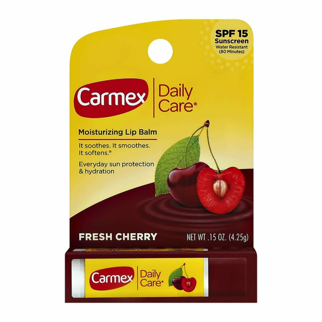 Бальзам для губ CARMEX с ароматом вишни в стике SPF-15 4,25 г