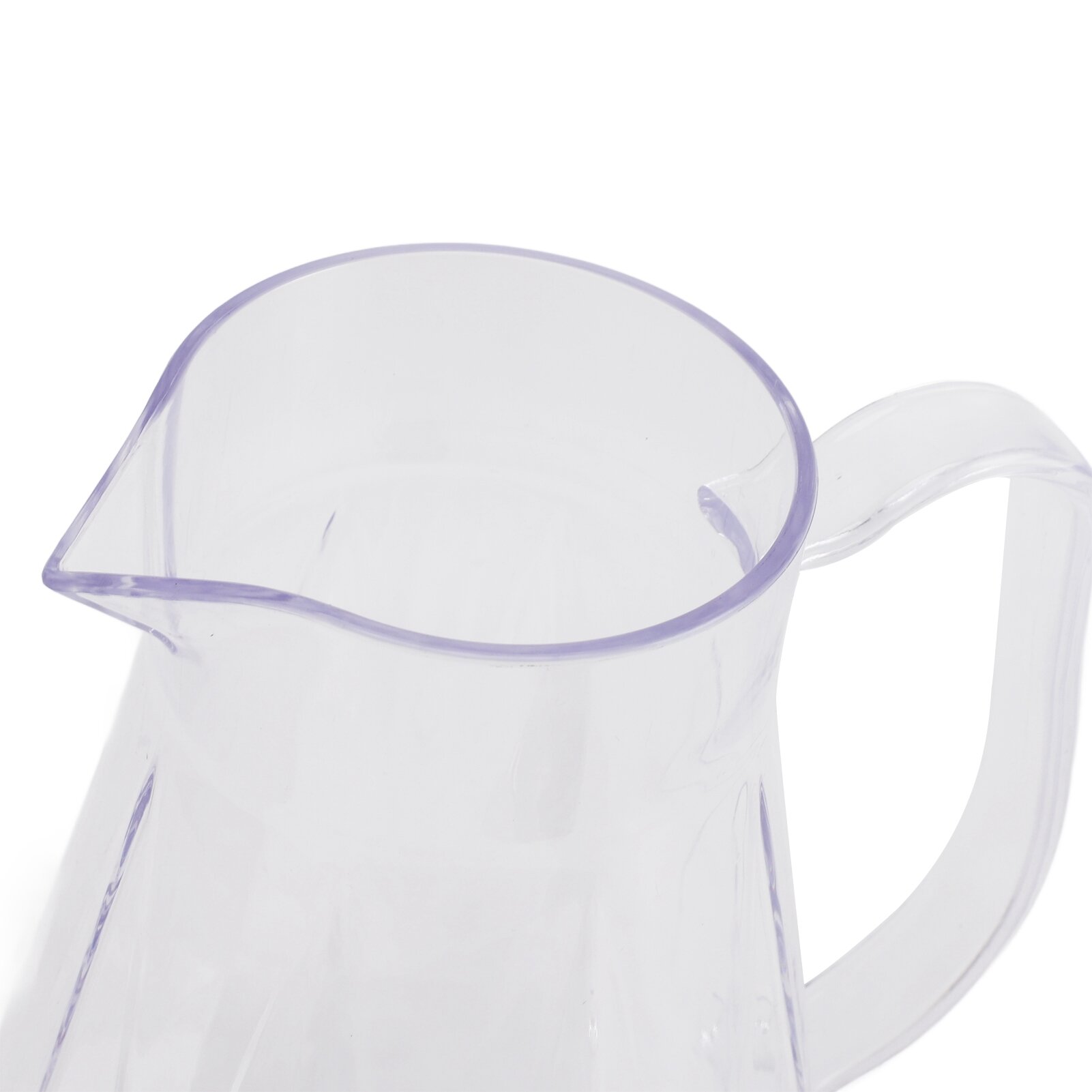 Кувшин для воды с крышкой и ручкой, 1500 мл, акриловый термостойкий чайник для чистой воды, кувшин для лимонада, молока, чая со льдом, холодных или горячих напитков, стиль 2