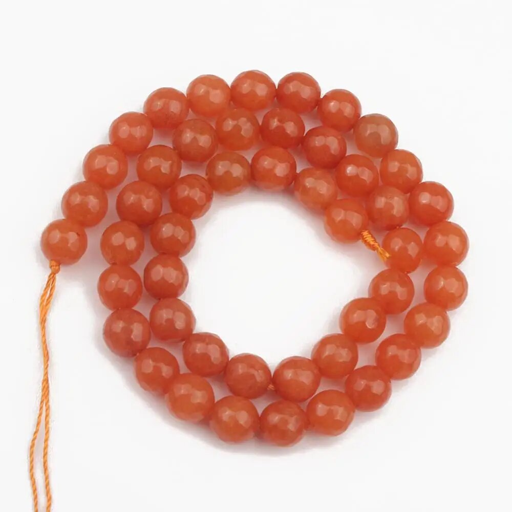Халцедон бусины круглые нефритовые xilitata 91 шт 6mm (approx 61pcs), Orange Chalcedony