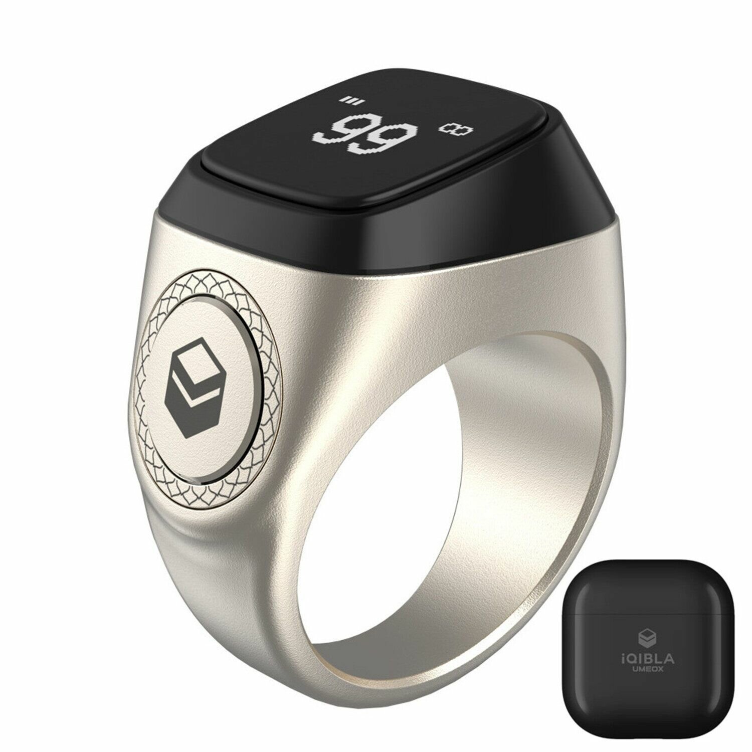 Мусульманское умное кольцо, электронный металлический счетчик, 4 напоминания о времени молитвы,