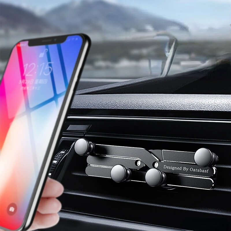Автомобильный держатель для телефона OATSBASF, GPS держатель для iPhone 12 13 Pro Max poco f3 pro Xiaomi redmi, авто гравитационная подставка для телефона