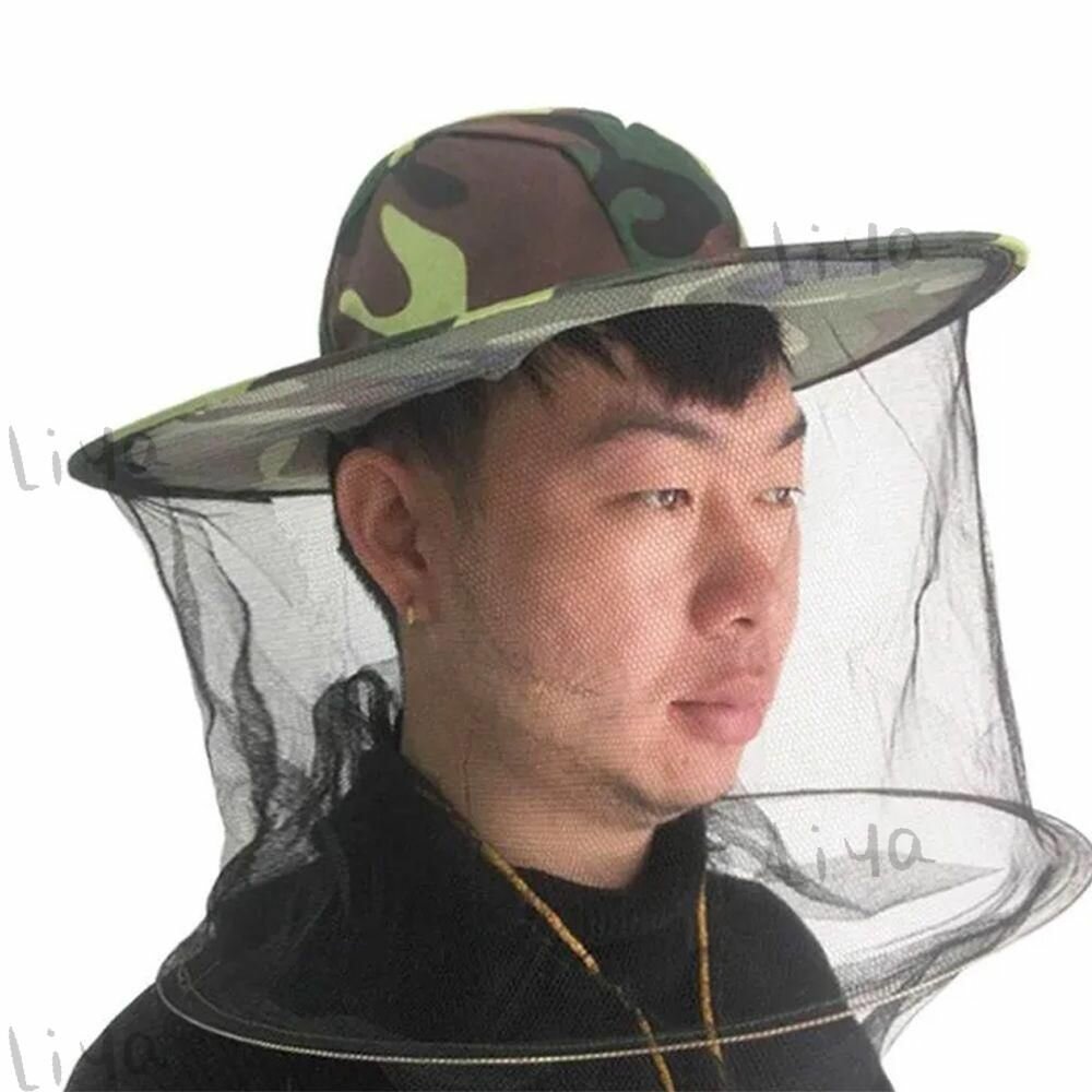 Накомарник 2 шт / Панама с москитной сеткой от насекомых / Шляпа противомоскитная для рыбалки и охоты