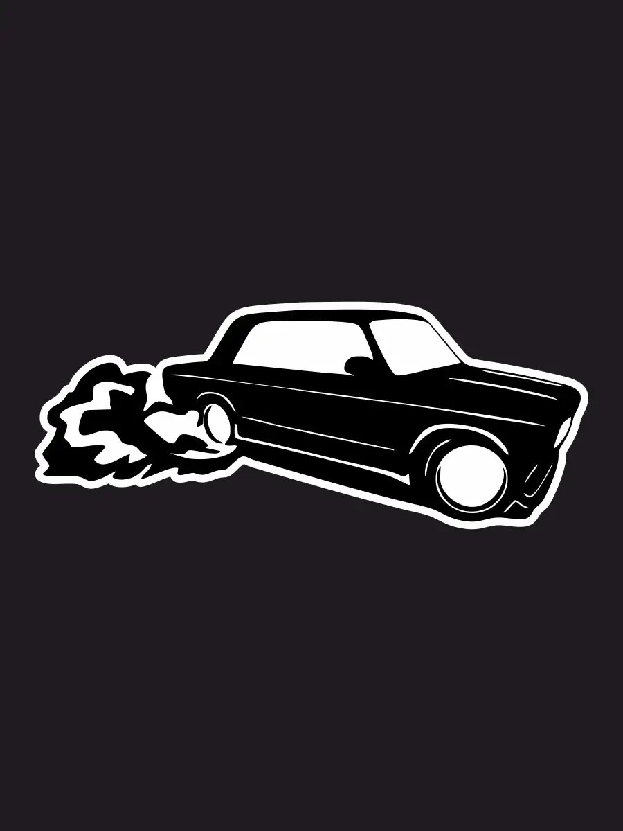 Наклейка на авто машина 2106 Drift