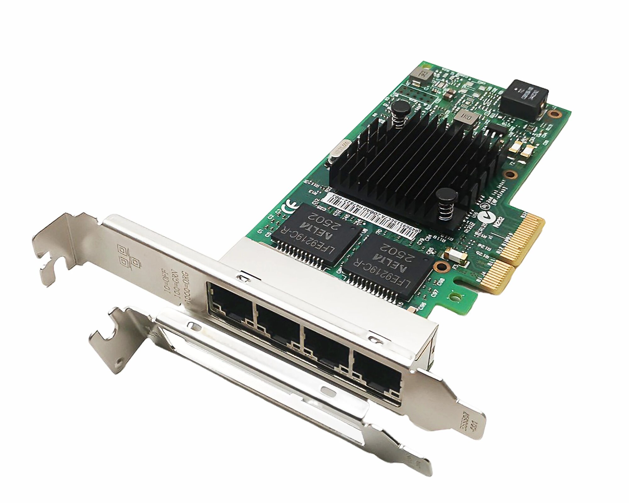 Intel I350-T4V2BLK 4-портовая гигабитная сетевая карта PCI Express