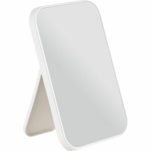Зеркало косметическое настольное, 10х15 см, белый