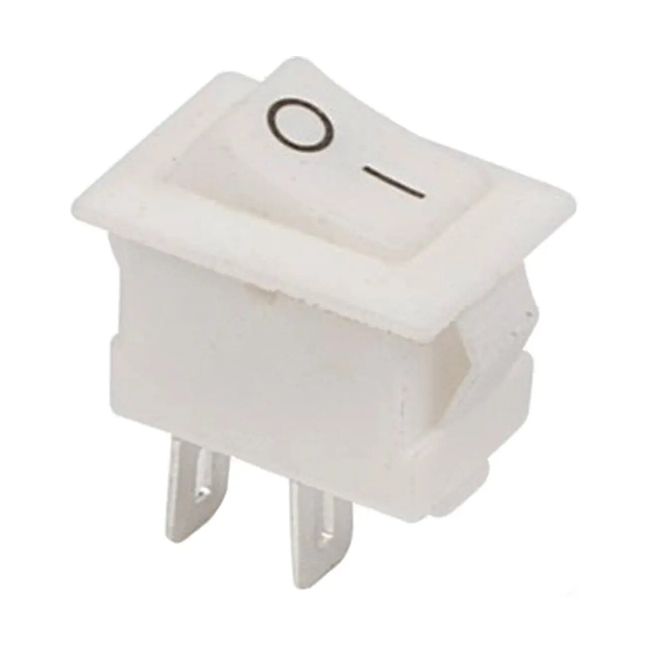 Набор Выключатель клавишный Rexant Micro ON-OFF 250В 3А 2с, белый {36-2012} (5 шт)