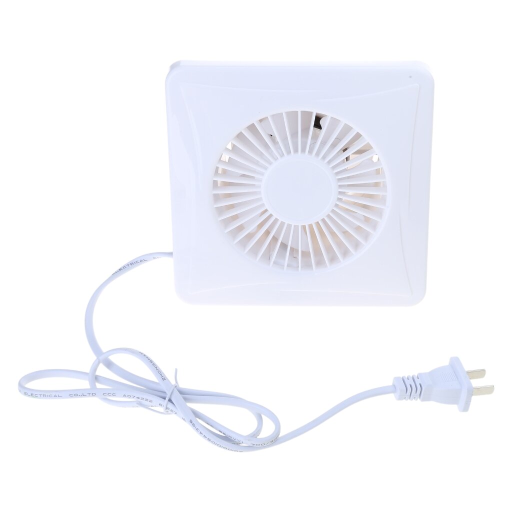 4-дюймовый вытяжной вентилятор с дистанционным управлением, Малошумный вентилятор для вентиляции кухонных окон, Долговечный вентилятор для очистки воздуха
