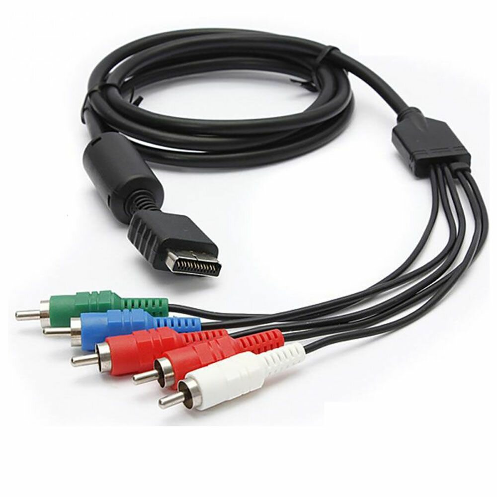 HD Компонентный Видео-Аудиокабель RCA AV для PS2 PS3 Slim 5,9 Футов