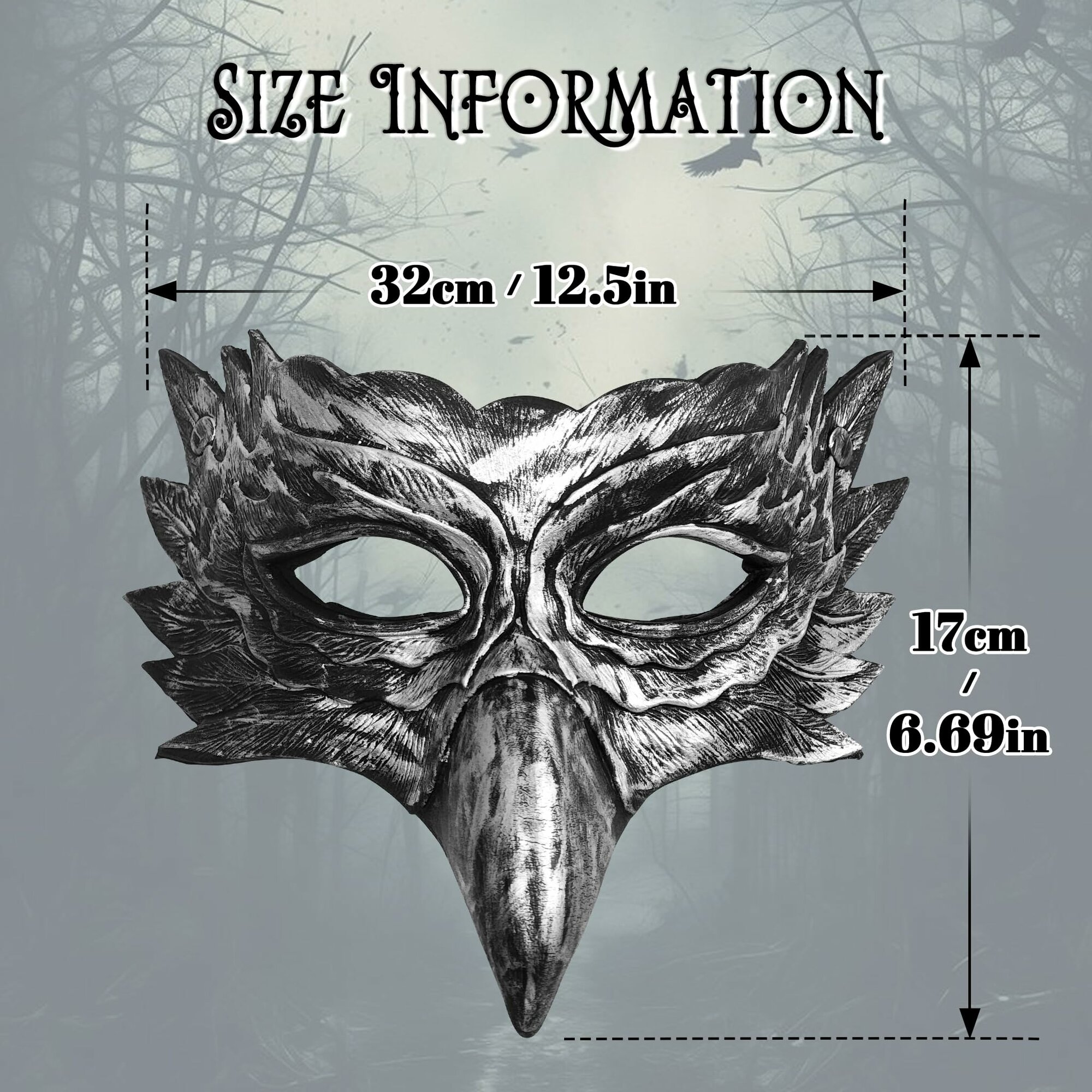 Маска ворона на Хэллоуин, маска птицы, маска орла, маскарадная маска для взрослых, товары для карнавальных вечеринок