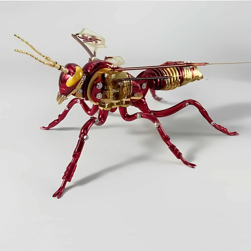 Металлическая сборная модель насекомого, "Шмель", соберите сами, 3D пазл / головоломка конструктор для малышей, развивающие игрушки / подарок для мальчика