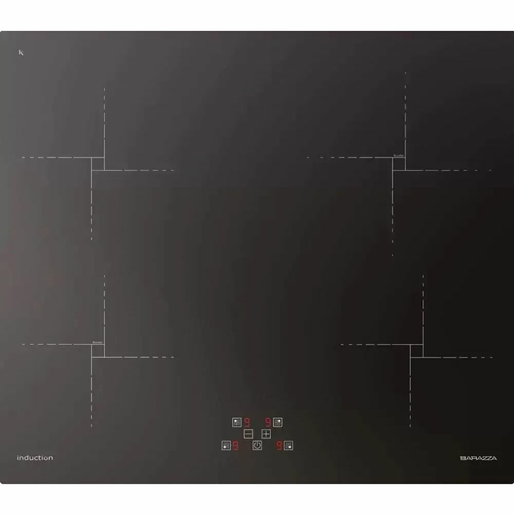 Варочная панель Barazza 1PIDG64N 4mm black glass ceramic