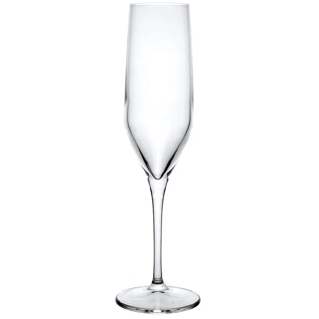 Набор бокалов для шампанского - 4 штуки, 'напа' 200 мл, стекло, тонкая кромка
