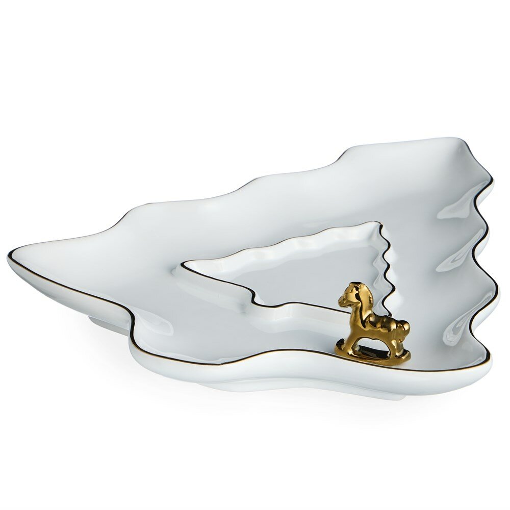 Блюдо сервировочное 27,5х22,8х4,5 см