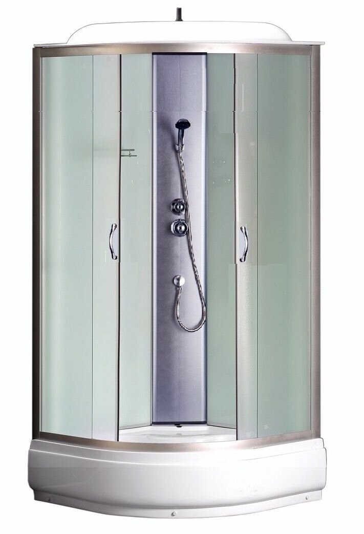 Душевая кабина Loranto 90х90х215 см, матовое стекло, поддон 25 см (CS-6690-25 F)