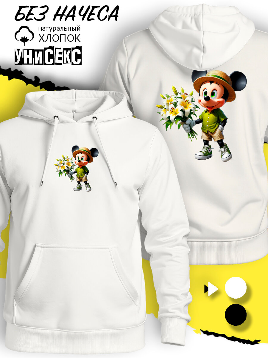 Худи Толстовка свитшот с Микки Маусом Mickey Mouse