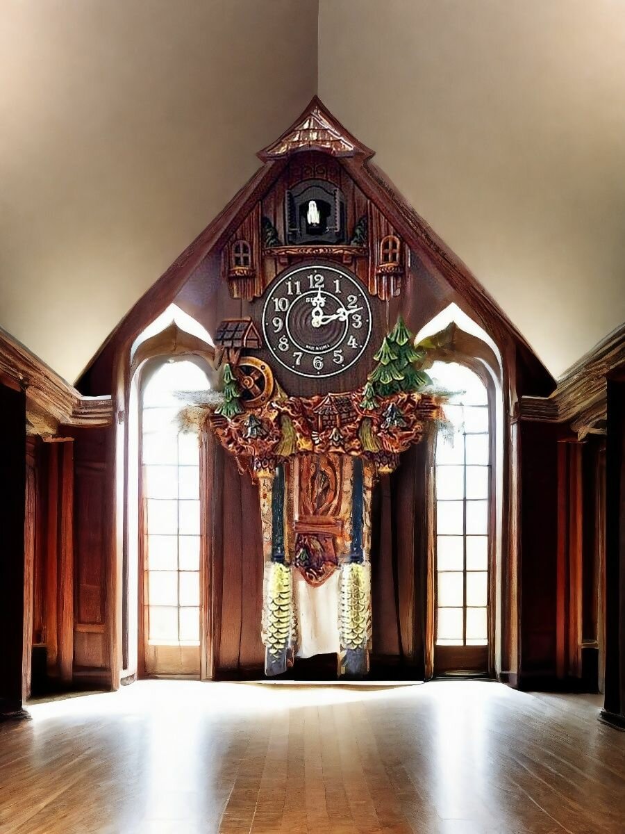 Настенные часы, 40 см х 34 см