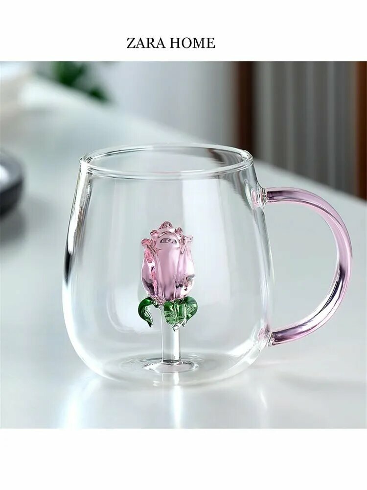 ZRA HOME Стакан 400 мл 1 шт прозрачный