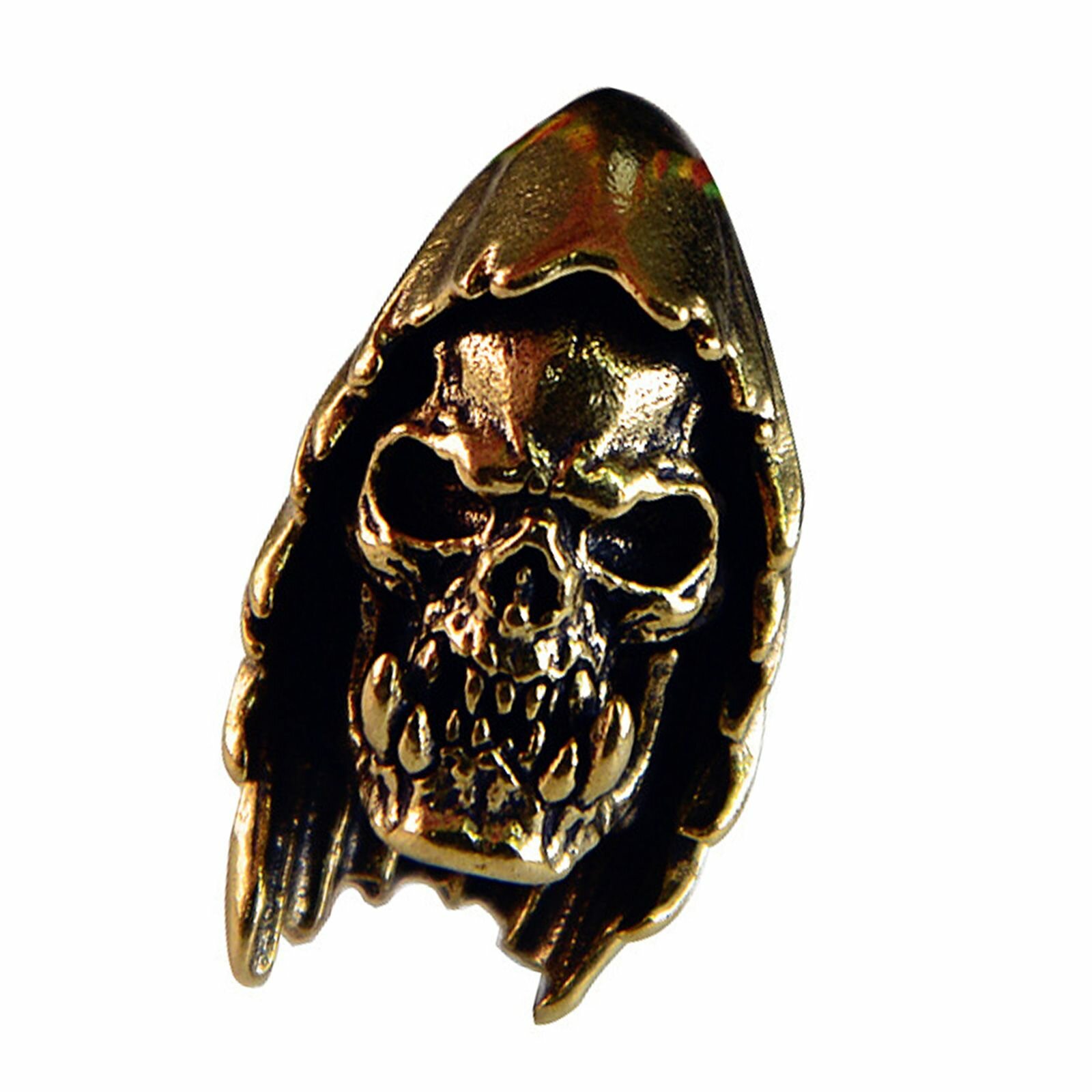 Стильные металлические бусины с изображением черепа для рукоделия и декора