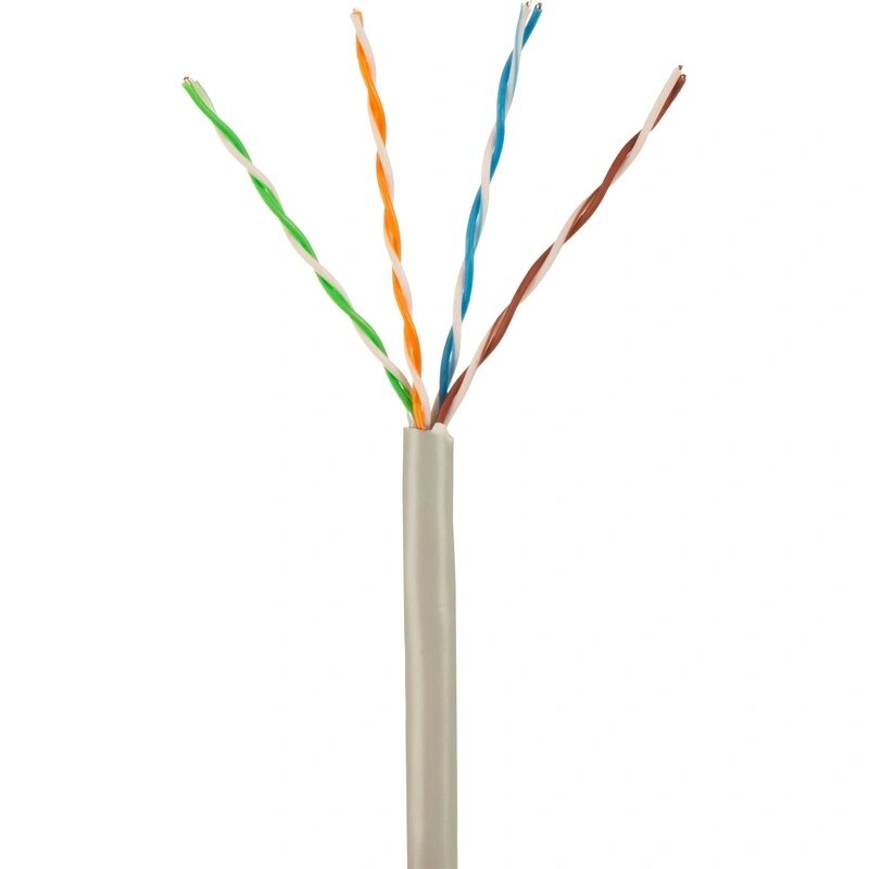 Кабель BigTech BT-CECR-004 медь FTP 4 пары, кат.5e AWG24 PVC 100м сер