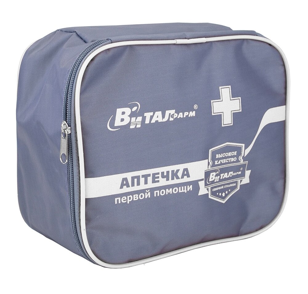 Аптечка первой помощи с применением медицинских изделий в организациях осуществляющих образовательную деятельность/сумка/54467/пр мз 261 н